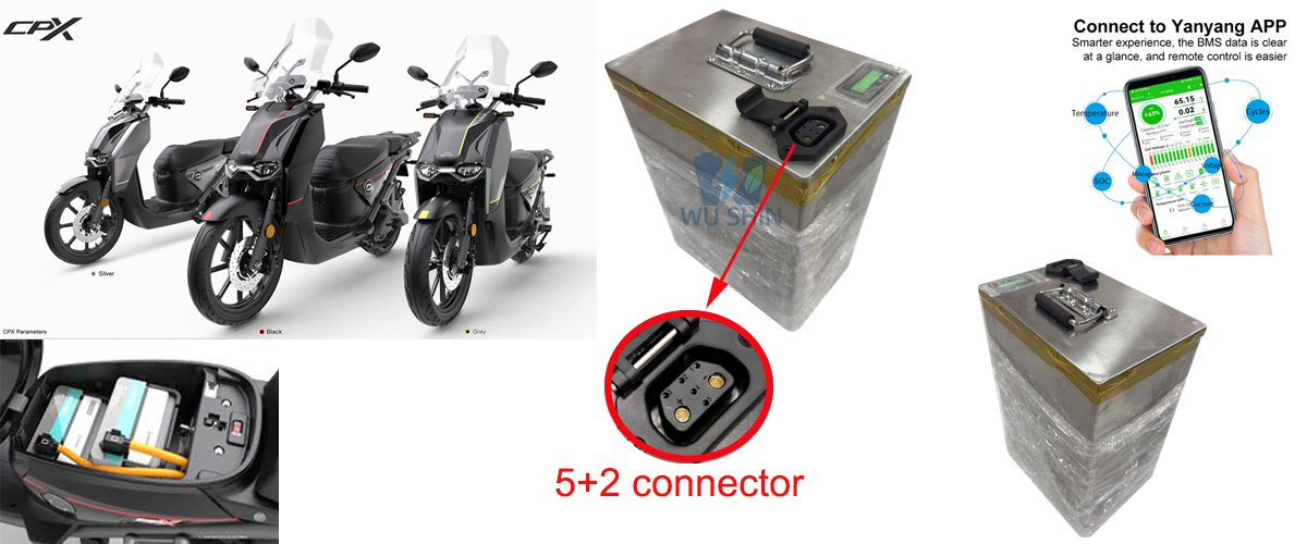 Original Replacement Battery for SOCO CPX 60V 50Ah Li-ion Pack ...
